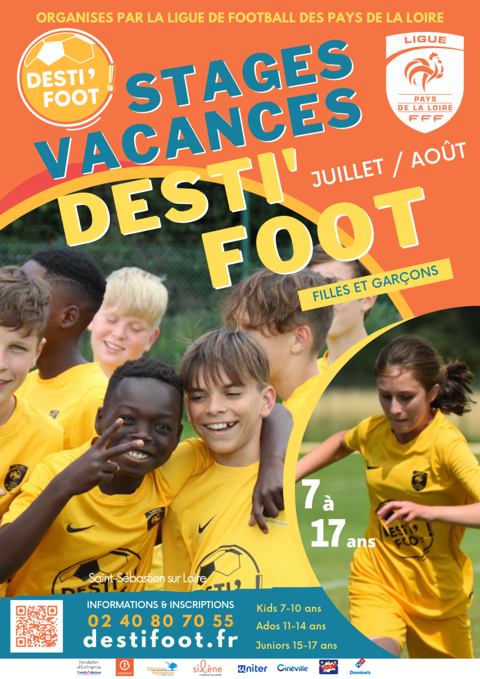 DESTI’FOOT les Stages football de tes prochaines vacances