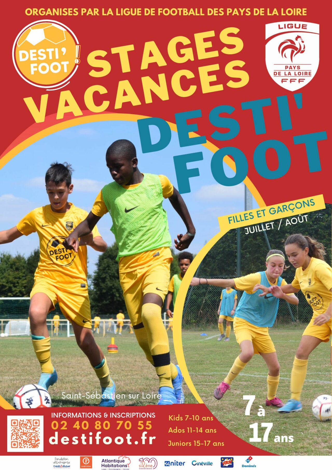 DESTI’FOOT les Stages football de tes prochaines vacances