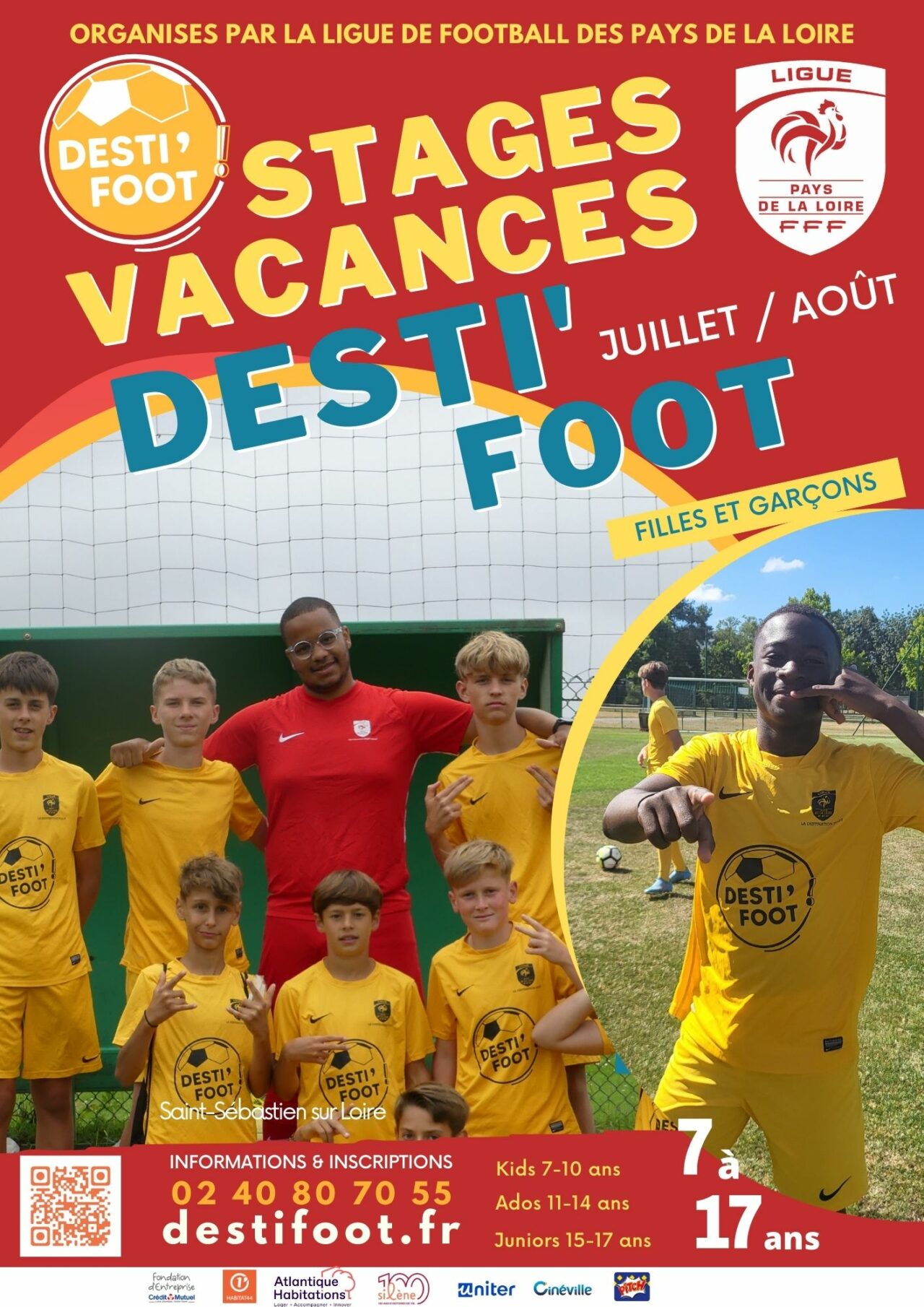 DESTI’FOOT les Stages football de tes prochaines vacances